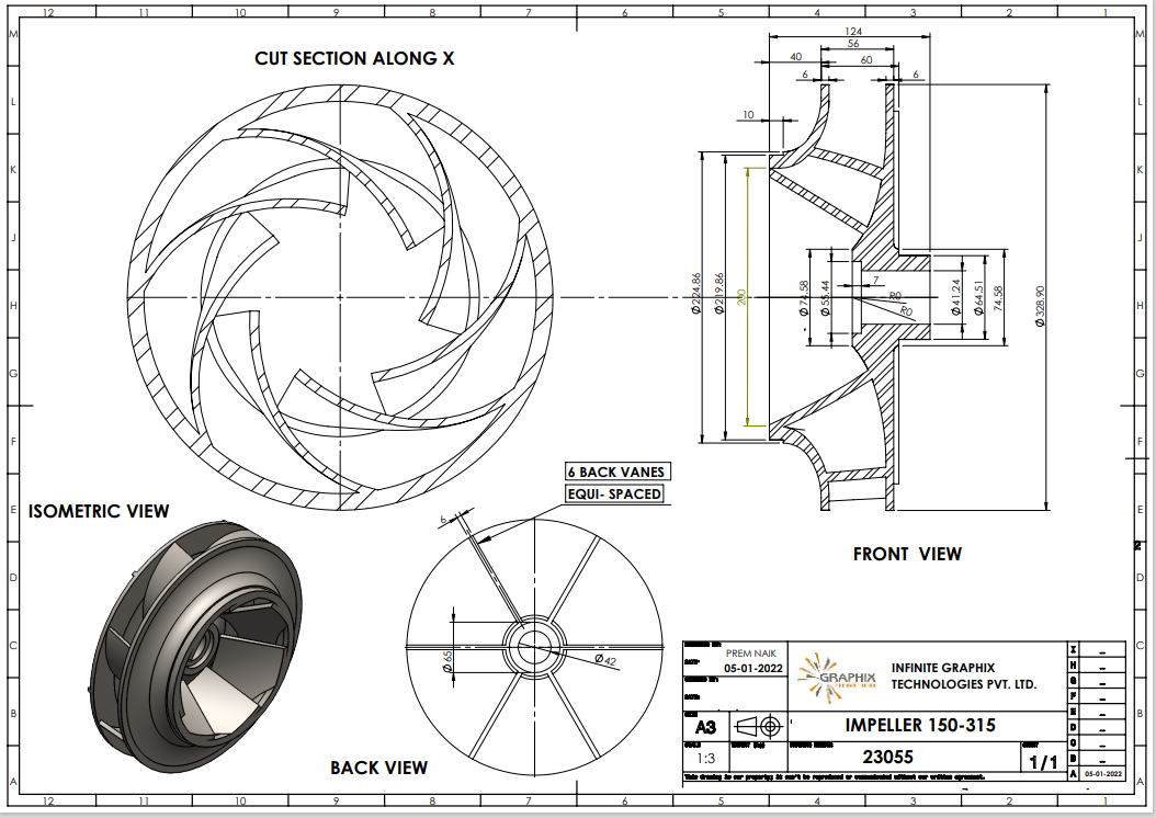 Manufacturing Drawing And Drafting Services – Infinite Graphix ...